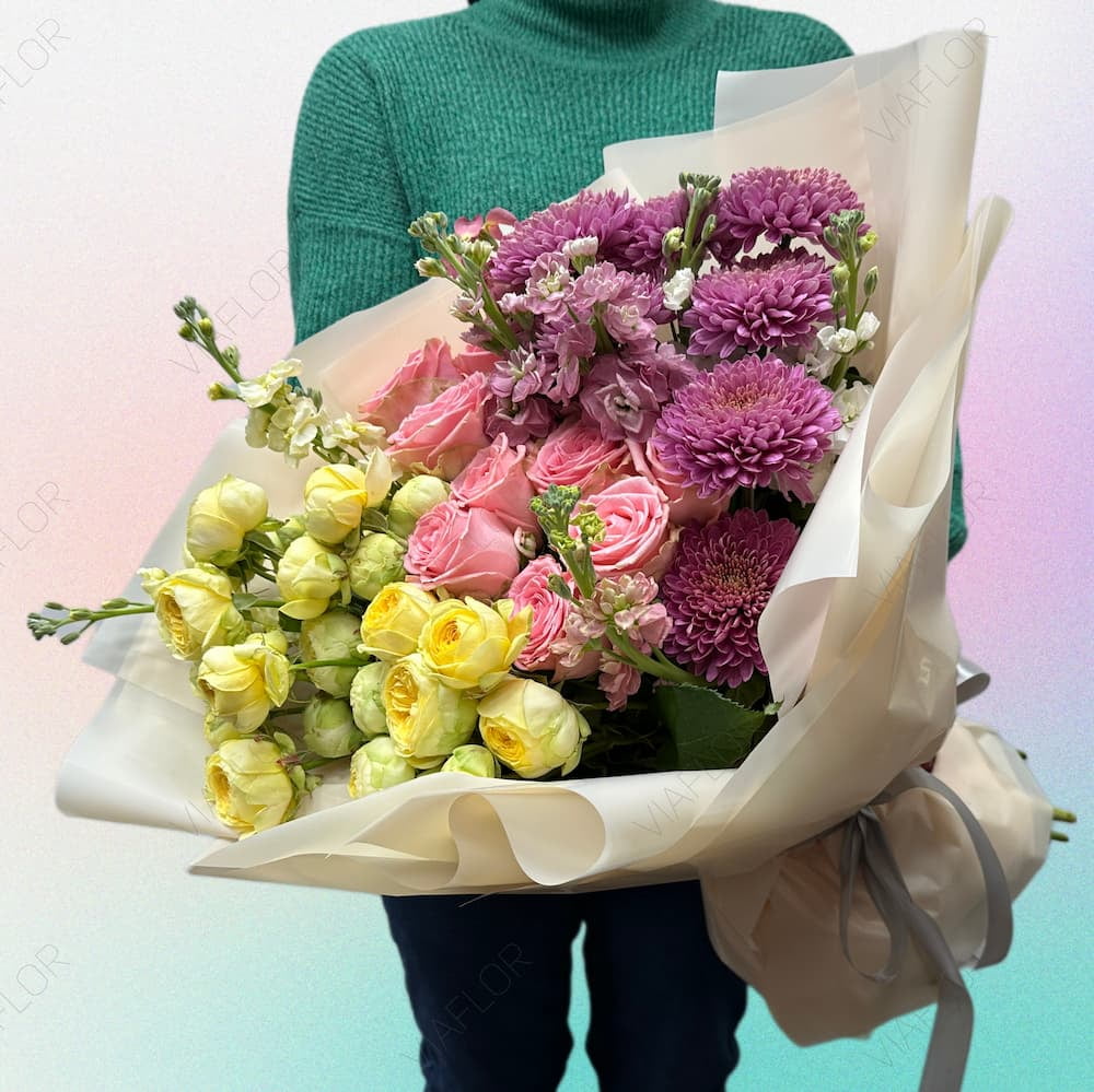 Красивые букеты цветов для самых изысканных покупателей | VIAFLOR